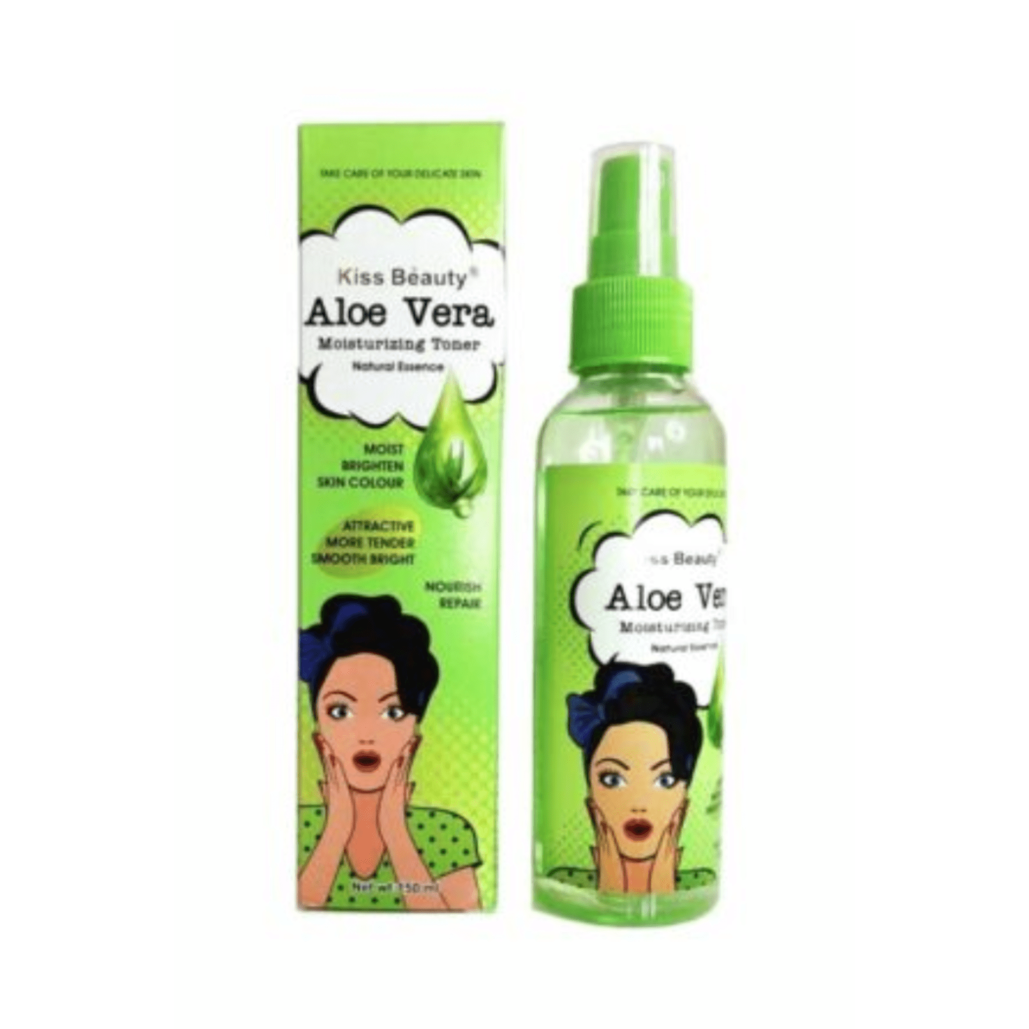Tónico Facial de Aloe Vera Kiss Beauty 150ml - Cosméticos Bucaramanga ...